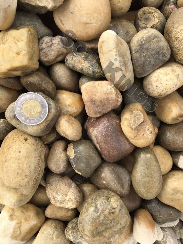 40mm Round Natural Washed Rock - Soil Kings